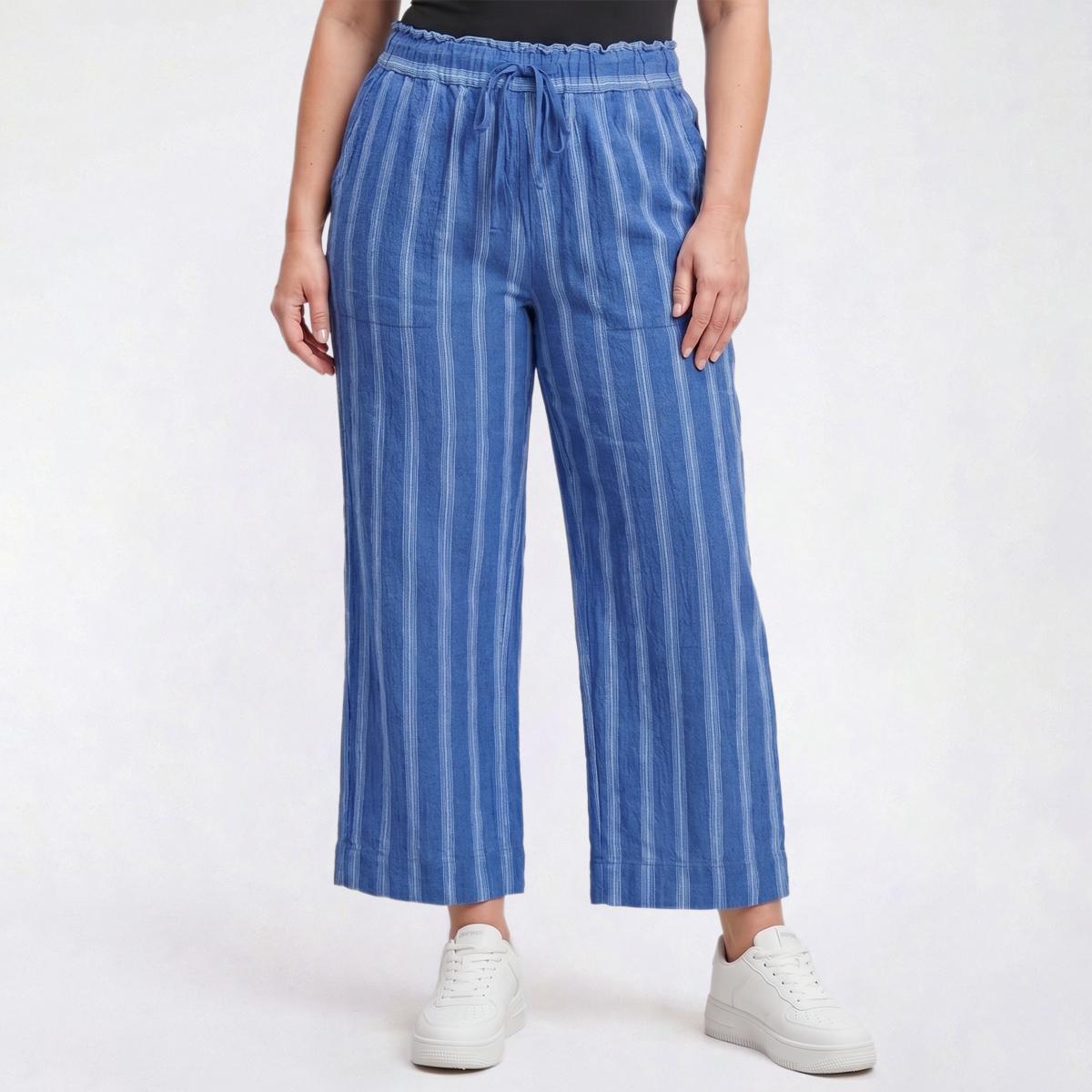 Click here for Plus Size Erika Adele Wide Leg Ankle Pants prices